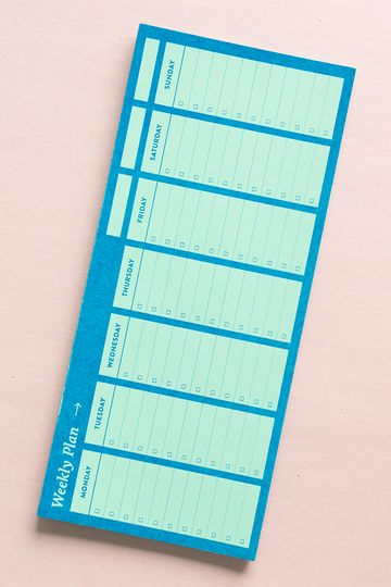 Recess: Riso Weekly Pads – Recess Shop